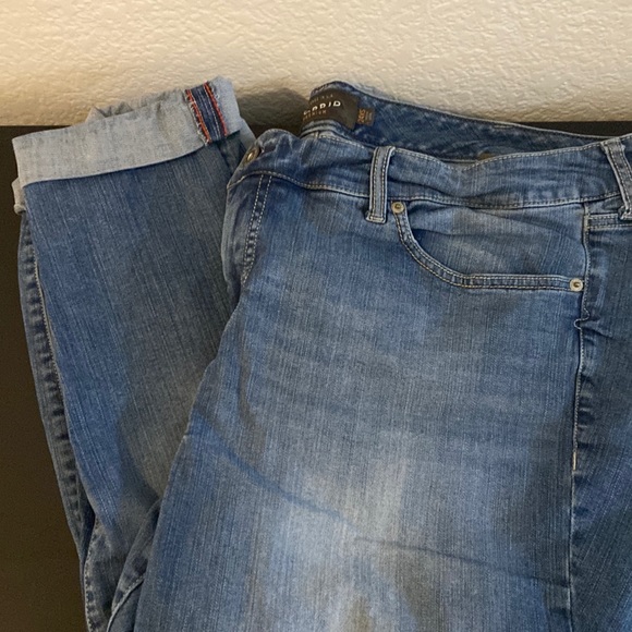 torrid | Jeans | Distressed Jeans Cuffed Bottom Hem | Poshmark